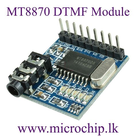 MT DTMF Voice Audio Decoder Module Microchip Lk