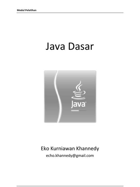 Java Dasar Pdf