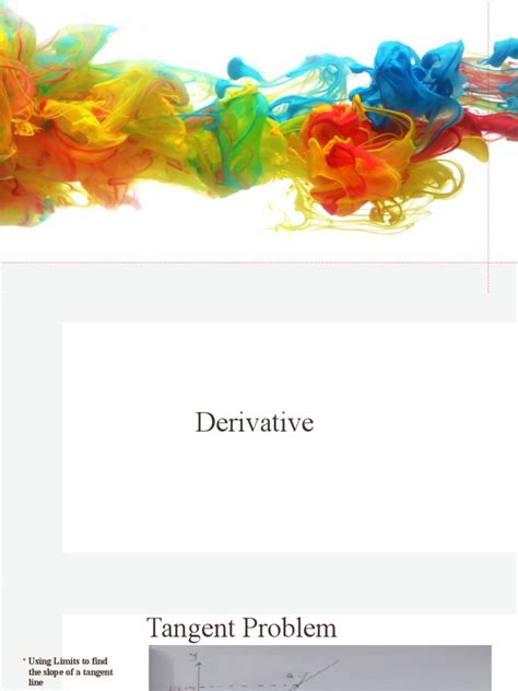 Differential Calculus Pdf Tangent Derivative