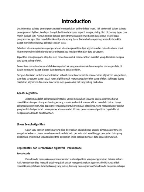 Algorithm And Data Structure Pdf