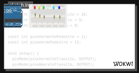 Semafaro Wokwi Esp32 Stm32 Arduino Simulator