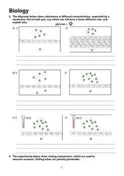 Diffusion Osmosis And Active Transport Worksheet Biology Worksheet Worksheets Osmosis