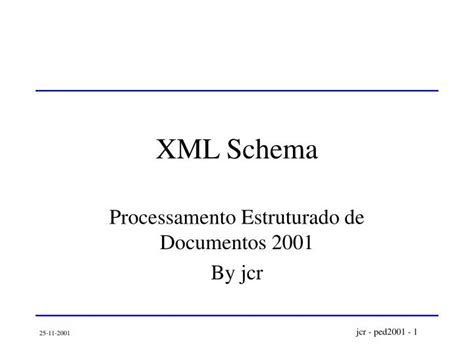 PPT XML Schema PowerPoint Presentation Free Download ID