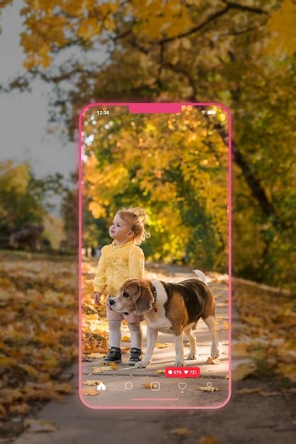 Premium Photo Integrate Scene Of Mobile Screen Frame