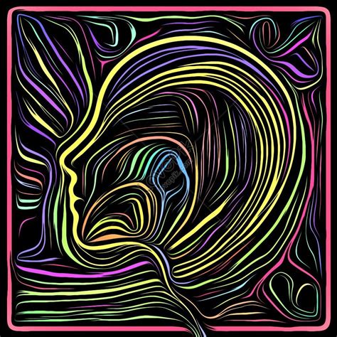 라이프 라인 시리즈 인간의 옆모습과 목판화 패턴 사진으로 구성된 얼굴 목판화 디자인의 휴먼 드라마 메타포 사진 무료 다운로드 Lovepik