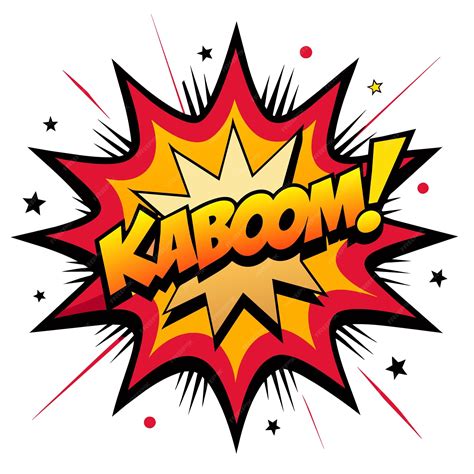 Premium Vector Comic Kaboom Splash Vector Illustration