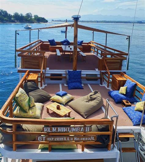 Lounge Deck On Mikumba2 Yacht In Indonesia