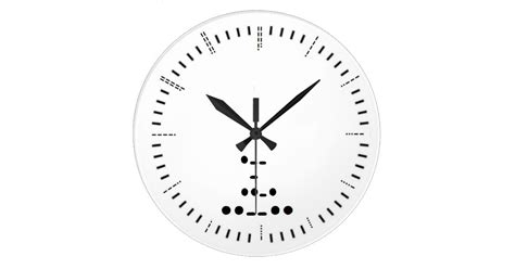 Morse Code Wall Clock