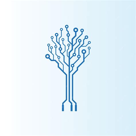 Premium Vector Technology Tree Logo Vector Circuit Tree Icon Premium Vector Technology Tree Logo Vector Circuit Tree Icon