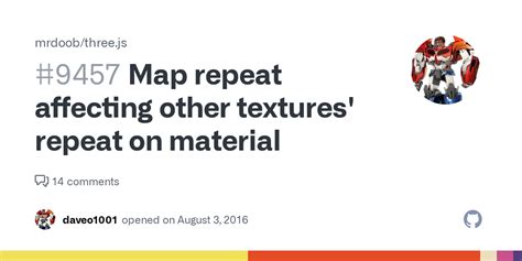 Map Repeat Affecting Other Textures Repeat On Material Issue Mrdoob Three Js GitHub