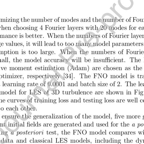 Architecture Of The Fourier Neural Operator Fno For 3d Turbulence Download Scientific Diagram