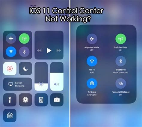 Ios 11 Update Fix Iphone 76s6 Control Center Not Working