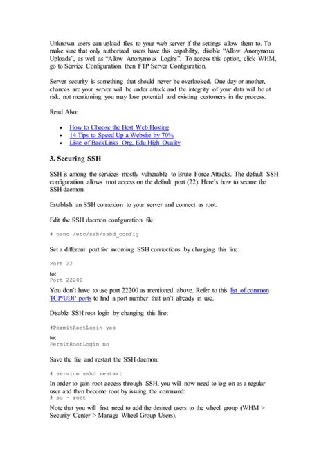 Secure Your Cpanel In Advanced Tips PDF