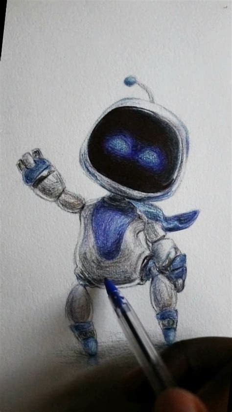 Time Lapse Of My Astrobot Drawing Pendrawing Art Drawing