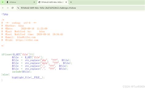 Ctfshow之文件包含ctfshow 文件包含 Csdn博客