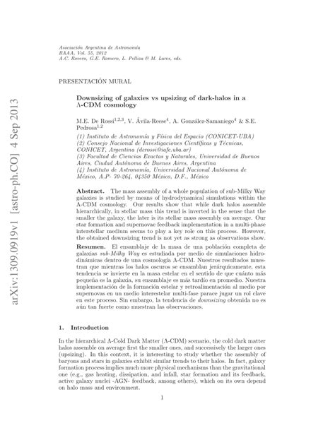 Pdf Downsizing Of Galaxies Vs Upsizing Of Dark Halos In A Lambda Cdm Cosmology