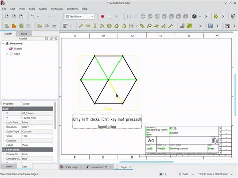 freecad with new techdraw workbench features blender 3d architect