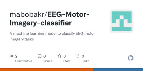 GitHub Mabobakr EEG Motor Imagery Classifier A Machine Learning Model To Classify EEG Motor