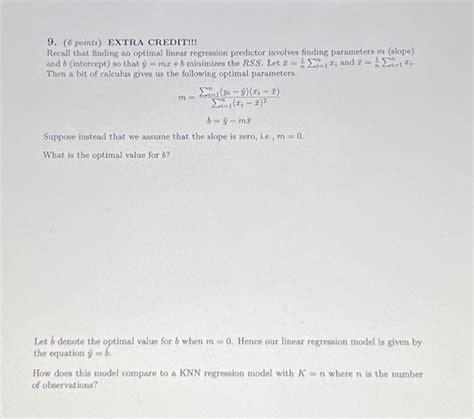Solved 9 6 Points Extra Credit Recall That Finding An