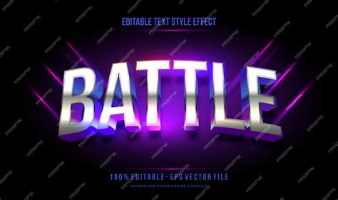 Premium Vector Editable Text Effect Gradient Vibrant Shiny Color Text