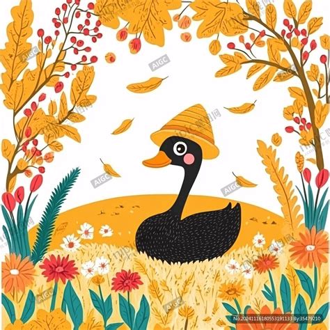 Ai创作图秋天文创插画 田间鸭插画 鹅包装插画 鸭子包装插画 鸭包装插画 手绘原创插画秋天 手绘秋天插画 秋天插画手绘海报 芦花鸡插画 小米包装插画 散养土鸭包装插画 珍珠鸡插画 丰收节插画