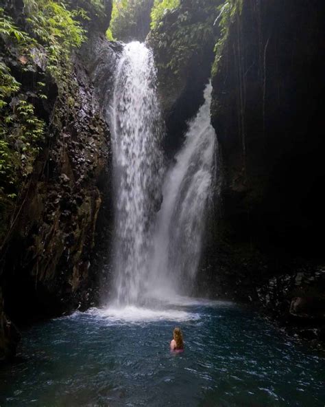 Gitgit Twin Waterfall Balis Incredible Canyon Waterfall — Walk My World