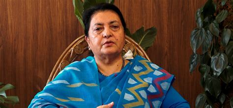 पूर्वराष्ट्रपति भण्डारी अब देश दौडाहमा