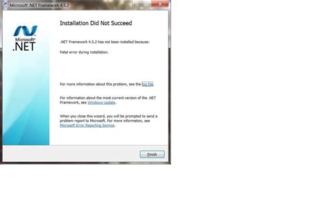 Net 4 0 Or 4 5 Will Not Install On Windows 7 64bit Microsoft Community
