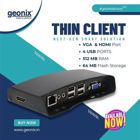 Ncomputing Thin Client Geonix At ₹ 2200 Piece Thin Client In Lucknow Id 2852945898312