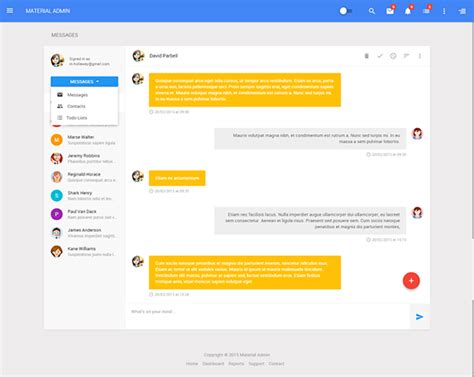 Material Admin Responsive Template Jquery And Angularjs On Behance