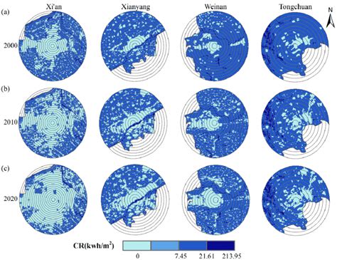 Spatio Temporal Dynamic Maps Of Climate Regulation Cr In A 2000