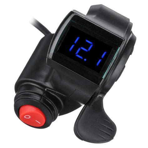 Generic V Thumb Throttle W Power Switch Led Voltage Display For E Bikes Amazon In