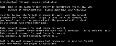 como instalar o mariadb no centos 7 coffops