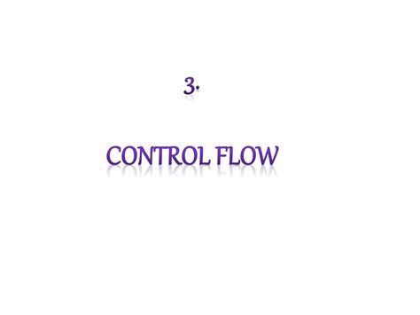 control flow in c pptx