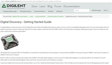 Getting Started With Instrumentation Digilent Blog
