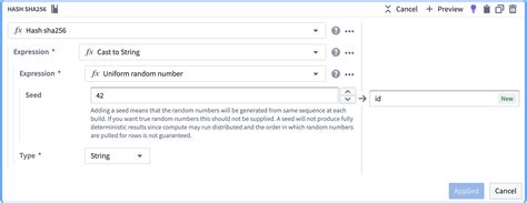 Pipeline Builder Transforms Create Unique IDs Palantir