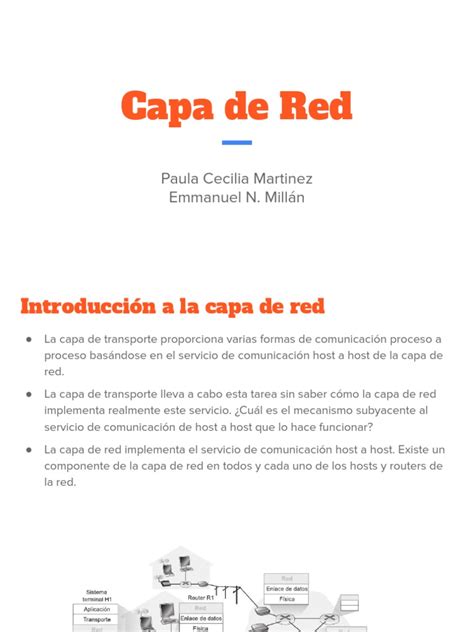 Capa De Red Pdf Protocolos De Internet Enrutador Computación