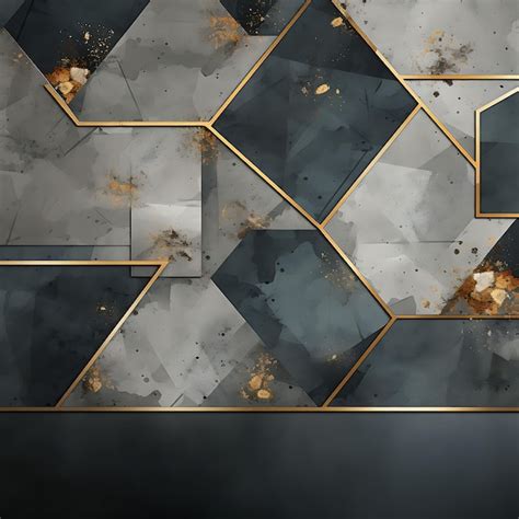 Premium Photo Background Of Angular Polygons Brushed Nickel Material Laser Cut Metal Acc