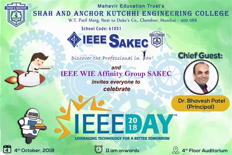 Ieee Day Banner 2 Sakec Shah And Anchor Kutchhi Engineering College