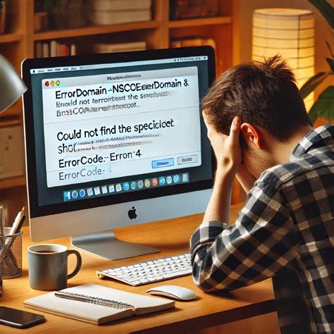 how to fix errordomain nscocoaerrordomainanderrormessage could not find