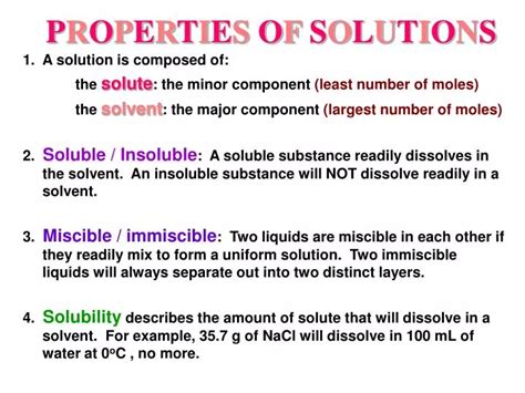 PPT P R O P E R T I E S O F S O L U T I O N S PowerPoint Presentation ID 1485991