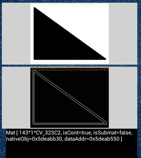 java android opencv simple shape detection app circle error stack