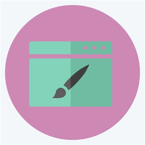 Icon Website Design Suitable For It Services Symbol Flat Style Simple Design Editable Design