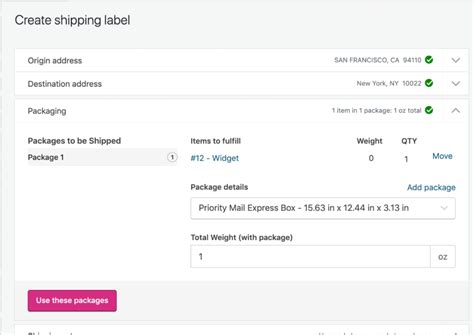 How To Create And Print Shipping Labels With Woocommerce