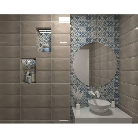 Серия стенни плочки за баня Pearl Blue