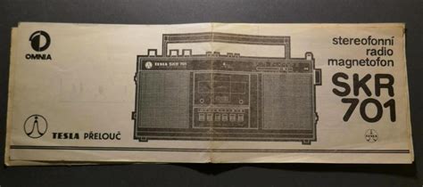 Stereofonní Radio Magnetofon Tesla Skr 701 ÚČet Schema Aukro
