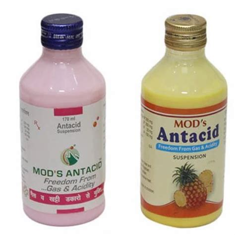 Antacid Suspension Syrup At ₹ 20bottle Aluminium Hydroxide Dried Gel
