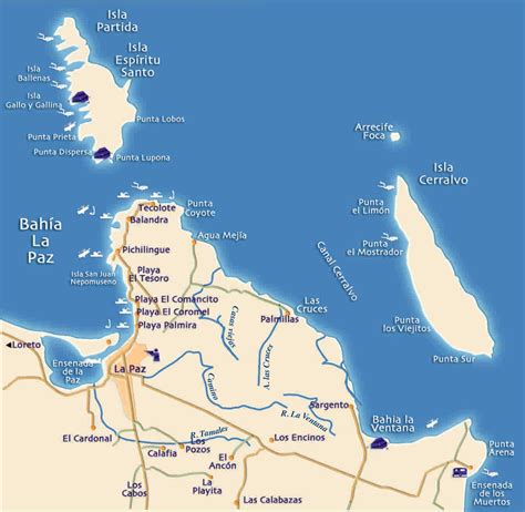 Mapas De La Paz Destinos México
