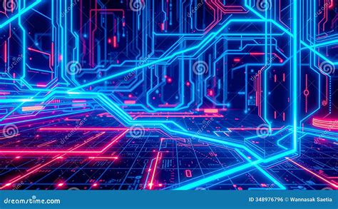 Abstract Technology Background With Circuit Board Stock Illustration Illustration Of Creative