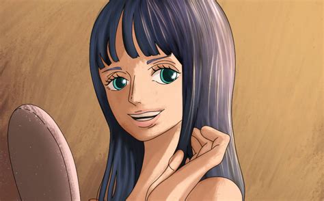 Nico Robin Bangs By Goruop On Deviantart